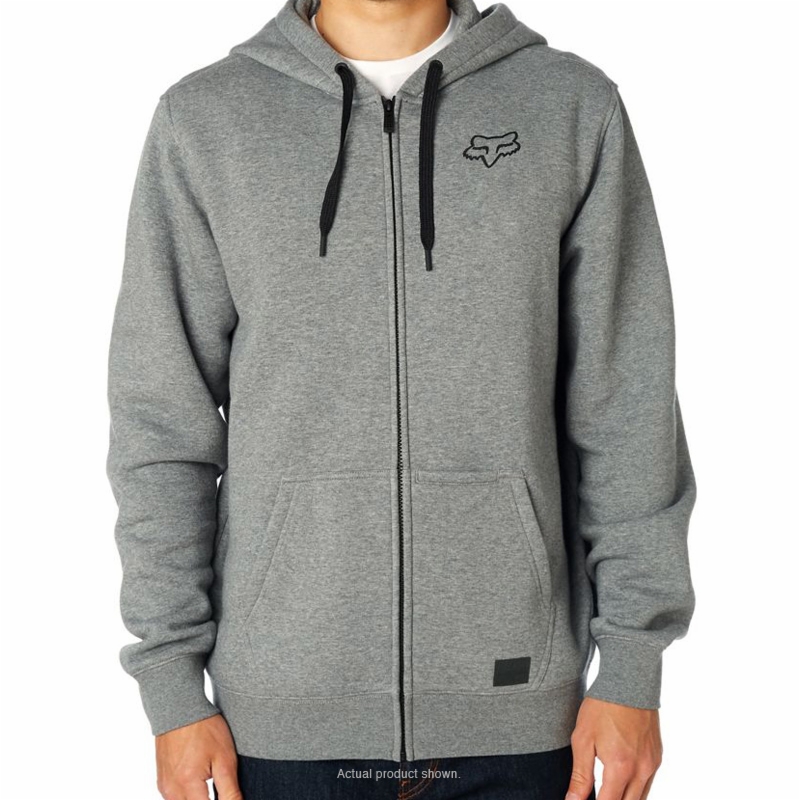 Fox Fleece Gray Zip-Up